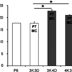 P6 and P7 cell yields and responsiveness to Mitomycin C.