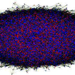 A network overview of the simulated botnet.