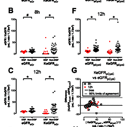 KeGFR prediction of DGF compared with unadjusted eGFR and sCr.