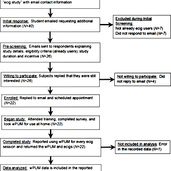 Cohort study flow chart.
