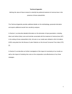 The Technical Appendix provides additional details on the methodology ...