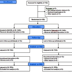 CONSORT flow diagram: enrollment, randomization, assigned interventions ...