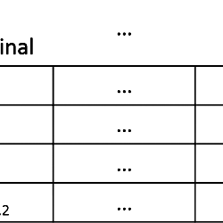 Document term matrix.