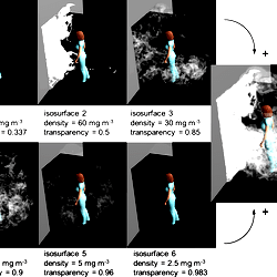 A generic method to prepare a simulated smoke visualization.