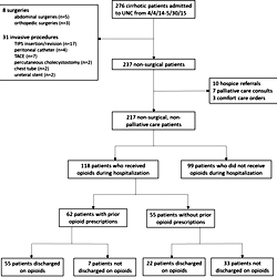Flow diagram of inpatient cohort.