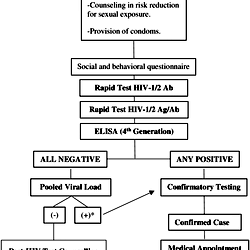 Flow chart of the HIV testing algorithm.