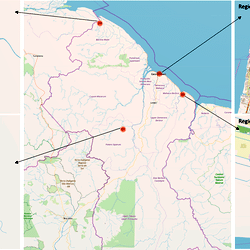 Map of data collection.