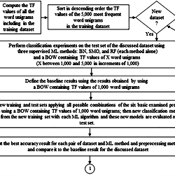 Flowchart of the classification model.