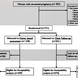 Flow diagram of the RCT.