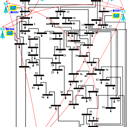 Modified IEEE 57-bus system.
