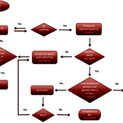 Model flow chart.