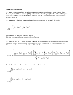 Detailed description of the analysis of spatial point patterns.