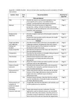 Completed CHEERS checklist.