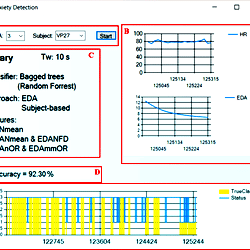 Graphical user interface of the Windows desktop application.