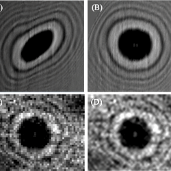 The comparison of the reconstructed image of the dual-line array sensor ...