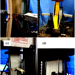 Failure modes of axial compression specimens.