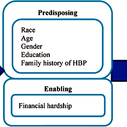 Conceptual model: adopted from Andersen’s model of health care ...