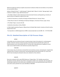 Detailed description of CQI process steps.