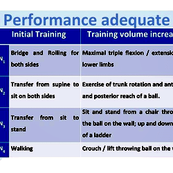Progressive active mobilization protocol stratified by functional ...