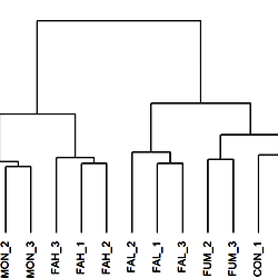 Ward linkage hierarchical clustering of microbiota based on Spearman ...