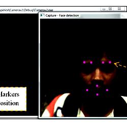 Markers placement and each marker's position; (Left side; the ...