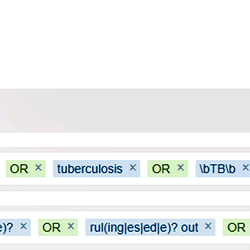 Example of a component of a ruleset for extracting a variable (active TB diagnosis) from ...