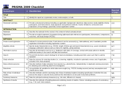 PRISMA checklist scoping review.
