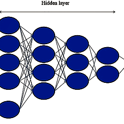 Schematic of the MLP model used in this study, including one input ...