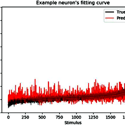 Predicted tuning curve versus actual tuning curve.