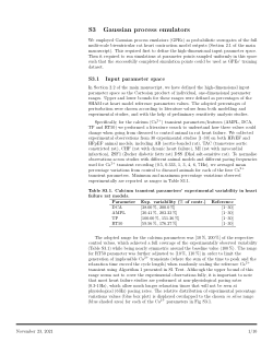 Gaussian process emulators.