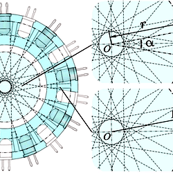 Structure diagram of the diode positioning ring.