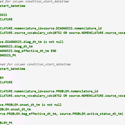 Example of complex mapping rules.