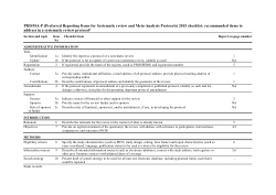 PRISMA-P (Preferred Reporting Items for Systematic review and Meta ...
