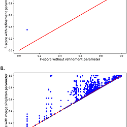 Importance of using refinement and ‘merge singletons’ parameters.