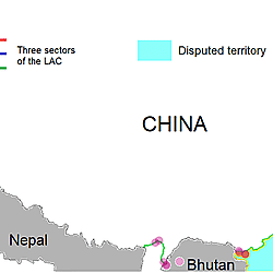 A map of the LAC and its three sectors.