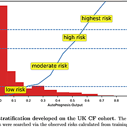 Risk stratification developed on the UK CF cohort.