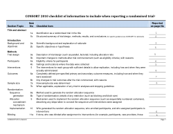 Completed CONSORT Checklist.