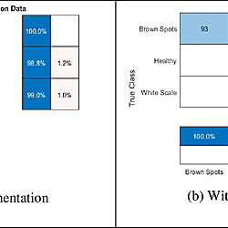 The confusion matrix of the classification accuracy using the proposed ...