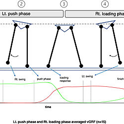 “Step-aside to the right” movement sequence was divided into two phases ...