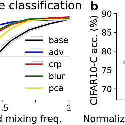 Hybrid CIFAR10 image classification performance of robust models.