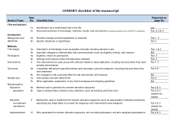 CONSORT checklist of the manuscript.