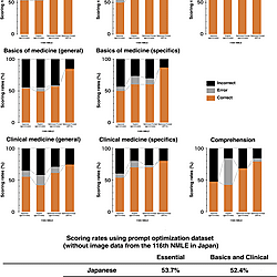 Variations in the scoring rates across languages, prompt adjusting ...