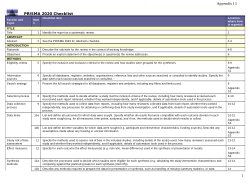 PRISMA 2020 checklist for systematic review.