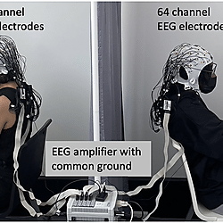 A snapshot of the experimental setup.