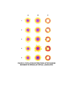 Population Distributions after Random Movement in Irregular Virtual ...