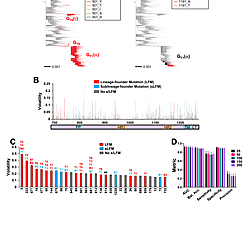 A high level of volatility at spike positions is associated with ...