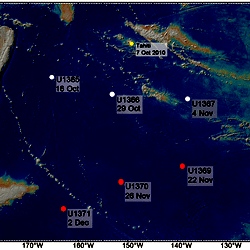 The map of SPG stations.
