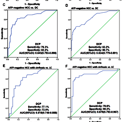 Diagnostic capability of DCP in AFP-negative HCC.