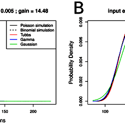 Difference of the Tubbs model and the gamma distribution for low gain ...