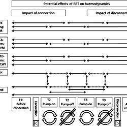 Flow-chart of potential comparisons before, during and after renal ...
